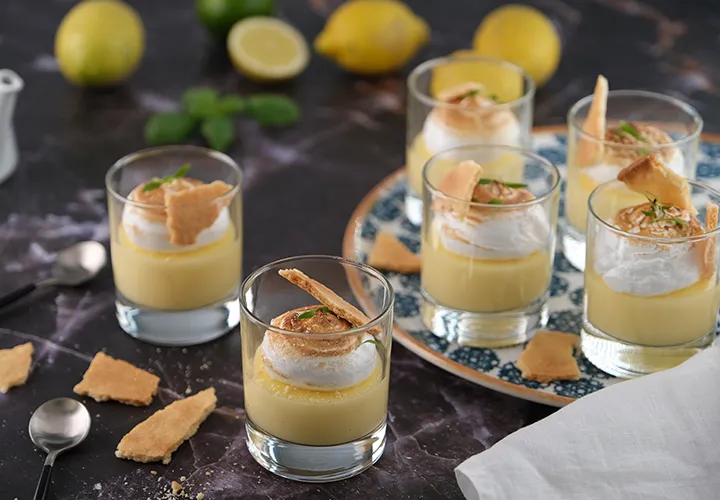 Recette Verrine citron meringuée | Herta
