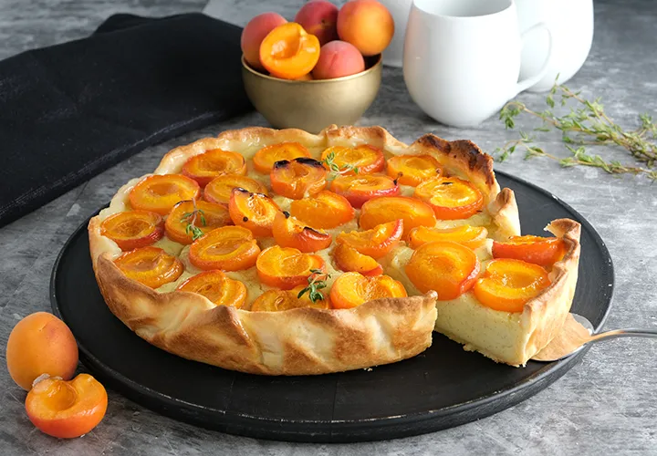 Recette Tarte Flan abricots | Herta