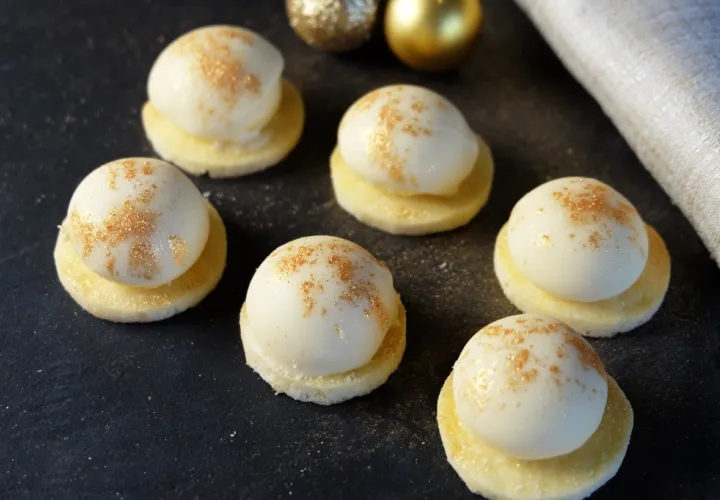 Recette Cheesecake sablé en demi sphère | Herta