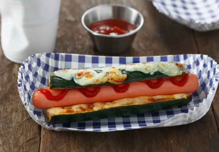 Recette Hot Dog Knacki courgette | Herta