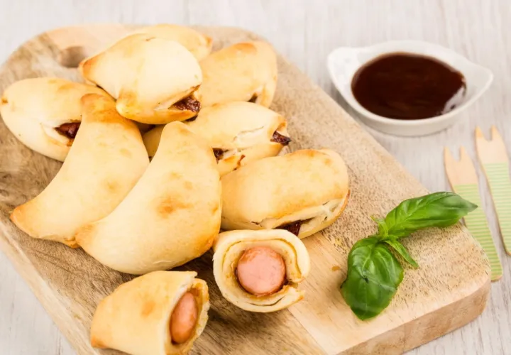 Recette Mini Calzone Knacki, sauce barbecue Actifry | Herta