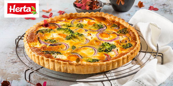 Recette Quiche carotte, oignon, brocoli | Herta