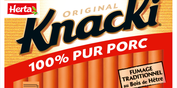 Saucisses KNACKI® ORIGINAL 100% Pur Porc x10 -350g | Herta