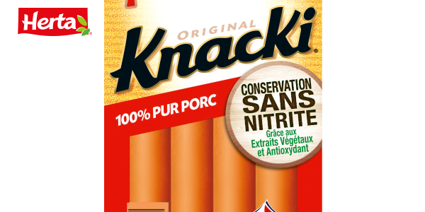KNACKI ORIGINAL Conservation Sans Nitrite X4 | Herta