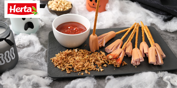 Recette Balai d’Halloween Knacki | Herta