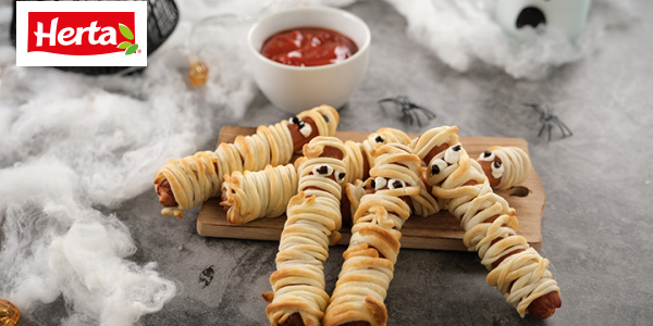 Recette Knacki® Momie d’Halloween | Herta