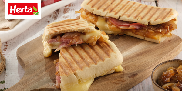 Recette Panini jambon raclette fumée | Herta