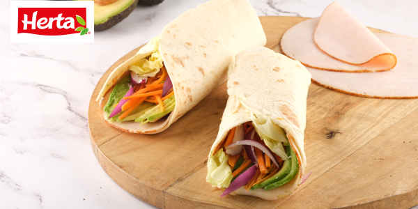 Recette Wraps poulet avocat | Herta