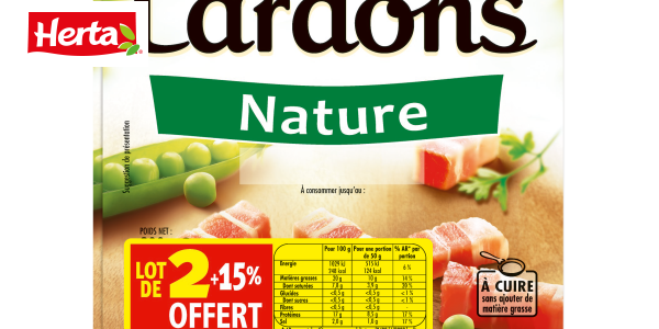 Lardons Nature 200g | Herta