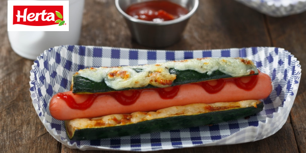 Recette Hot Dog Knacki courgette | Herta