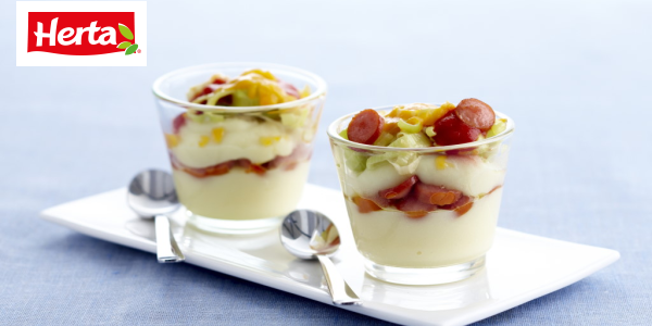 Recette Knacki gourmands à la purée et mimolette | Herta