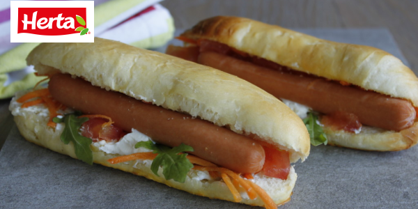 Recette Hot Dog aux légumes et Knacki | Herta