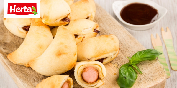 Recette Mini Calzone Knacki, sauce barbecue Actifry | Herta