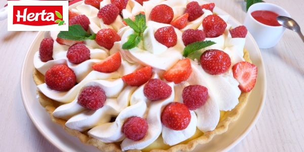 Recette Tarte trifle aux fruits rouges | Herta